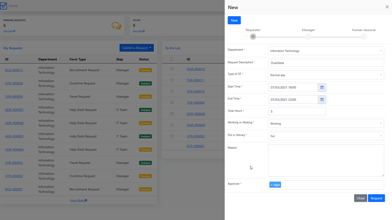 LTAPPs - Multi Approval Process on Team